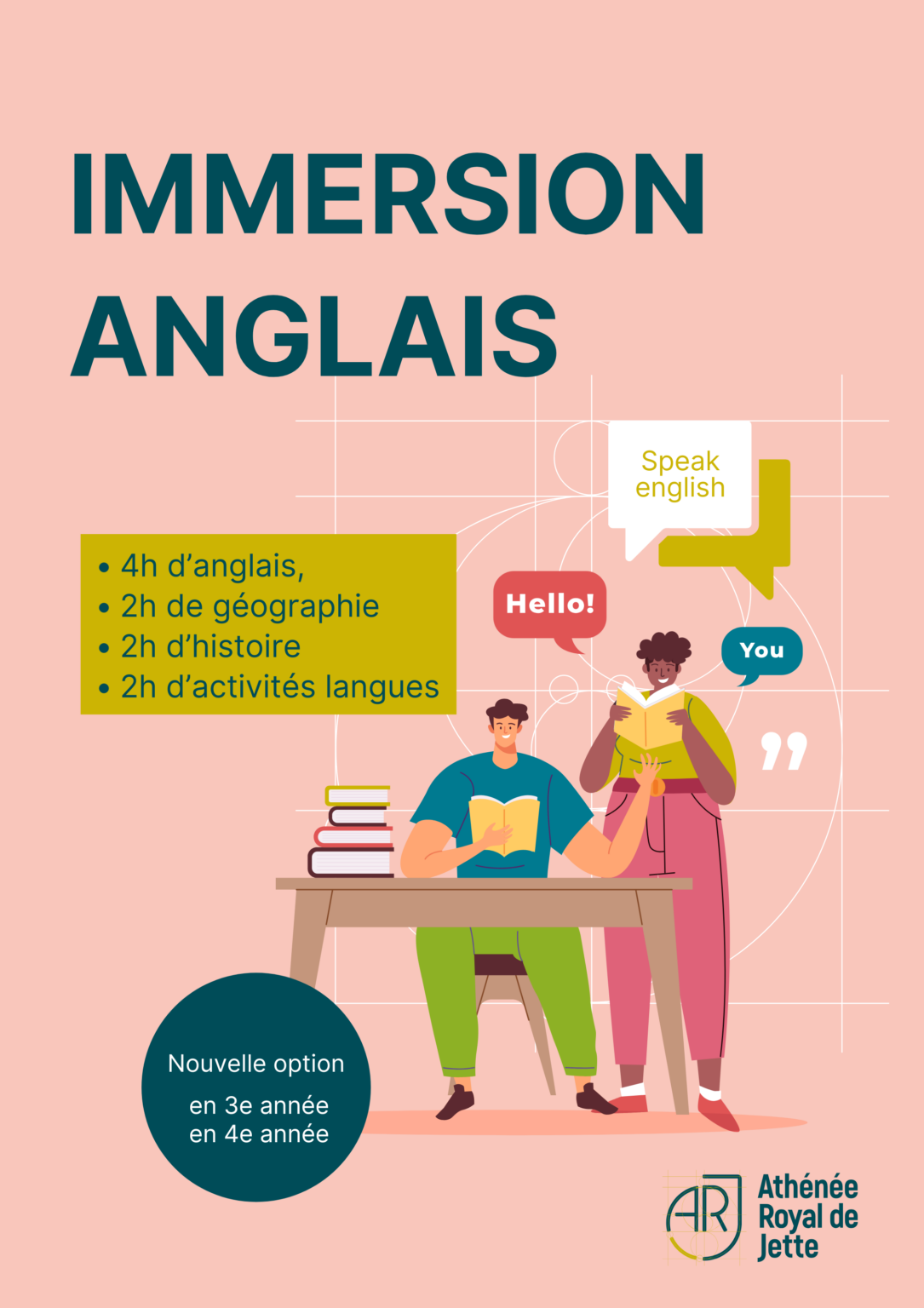 Immersion Anglais (D2) – Athénée Royal de Jette